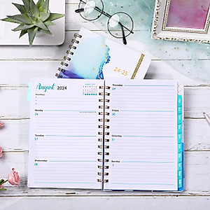 2024-2025 Planner - Academic Planner 2024-2025, Jul.2024 - Jun.2025, 6.3" x 8.4", Planner 2024-2025 Daily Weekly and Monthly, Perfect for Life Organizing - Indigo