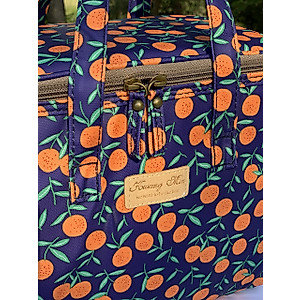 Kwang Min Patchwork Quilt Insulated Lunch Bag for Women,Reusable Lunch Box,Large Cooler for Office,Picnic Outdoors,Premium Waterproof Fabric,Ideal Classic Lunch Bag(Patchwork Quilt)