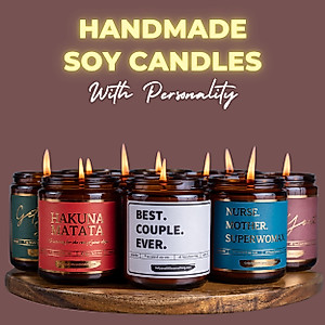 Got You A Little Something Boss Mentor Superwoman Lavender Vanilla Soy Candle ; Boss Lady Appreciation Gift for Christmas Retirement or New Job Promotion ; Thank You Gifts for Women for Boss Day