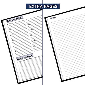 AT-A-GLANCE 2022 Monthly Planner by AT-A-GLANCE, 8" x 11-3/4", Large, Hardcover, DayMinder, Black (G470H00)