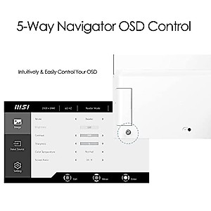MSI Modern AM242TP AIO Desktop, 23.8" FHD Touchscreen, Intel Core i7-1165G7, 16GB Memory, 512GB SSD, WiFi 6, BT 5.1, FHD Webcam, White, Windows 10 Home (11M-487US)