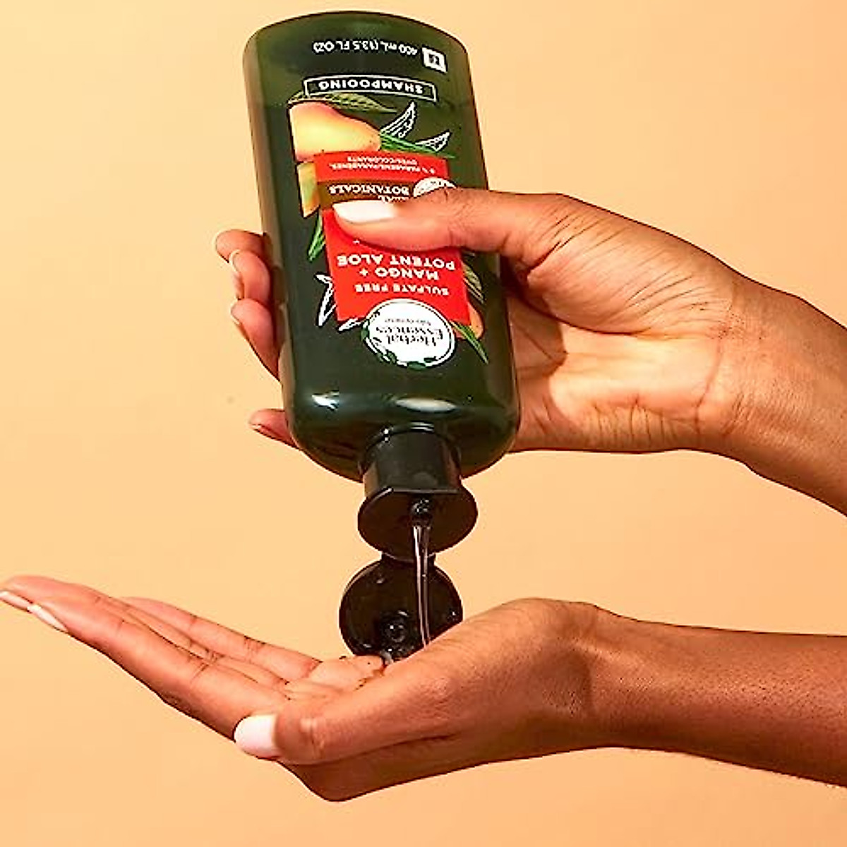 Herbal Essences Bio: Renew Mango + Potent Aloe Sulfate Free Shampoo for Curly Hair 13.5 Fl oz