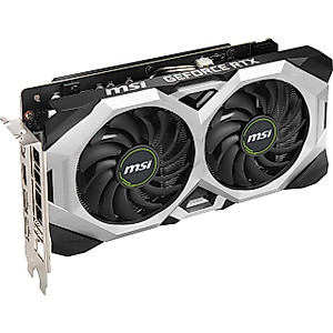MSI Gaming GeForce RTX 2060 126GB GDRR6 192-bit HDMI/DP 1680 MHz Boost Clock Ray Tracing Turing Architecture VR Ready Graphics Card (RTX 2060 Ventus 12G OC)