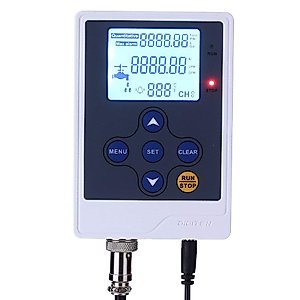 DIGITEN Water Flow Control Meter LCD Display Controller+G1/2" Water Hall Sensor Flow Meter Flowmeter Counter 1-30L/min+G1/2" Solenoid Valve Normally Closed N/C+DC 12V Power Adapter