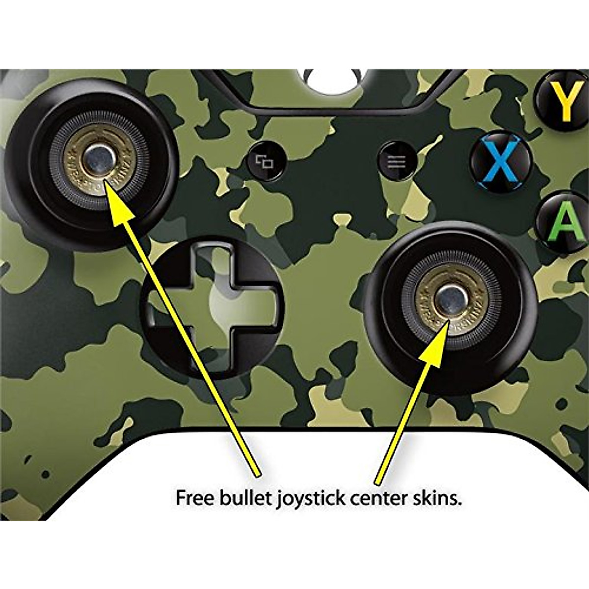 WraptorSkinz Decal Style Vinyl Skin Wrap compatible with XBOX One Original Wireless Controller WraptorCamo Old School Camouflage Camo Army - (CONTROLLER NOT INCLUDED)