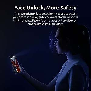 Xgody X60 Pro Unlocked Smartphones, 6.5 Inch Android 9.1 OS Cheap Cell Phones, 2022 4G Dual 5MP Camera and Dual SIM Phones, 3000mAh Massive Battery, Face Recognition (Black)