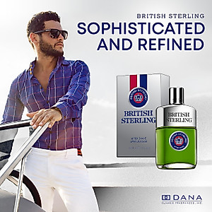 British Sterling Aftershave for Men By DANA 3.8 Oz