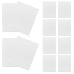 NUOBESTY 60 Sheets of Full Sheet Sticker Labels, White Matte Label Paper Printable Sticker Paper Internet Shipping Labels for Home Office Inkjet Printer