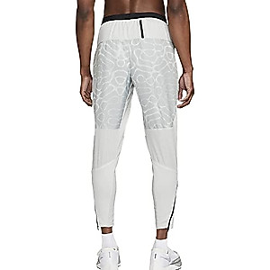 Nike Men's Phenom Elite Woven Graphic Running Pants (as1, Alpha, x_l, Regular, Regular, Light Smoke Grey)