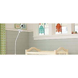 iTODOS Baby Monitor Floor Stand Holder Compatible with VAVA,Hipp,Nanit Pro Smart Baby Monitor & Flex Stand Baby Monitor,Keep Baby Away from Touching,Strong and Heavy Metal Materials,More Safety