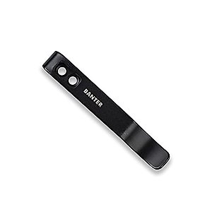 CIVIVI Stainless Steel Pocket Clip Baby Banter Knife, No Screws Included CA-07A (Black)