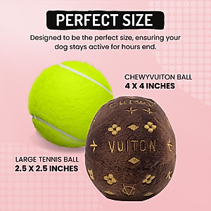 Dog Diggin Designs Runway Pup Collection | Unique Squeaky Parody Plush Dog Toys – Prêt-à-Porter Dog Bones, Balls & More