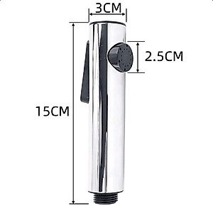 NDNCZDHC G1/2 Handheld Bidet Sprayer for Toilet, Pressurized ABS Cloth Diaper Sprayer Portable Pet Shower Toilet Water Sprayer Seat Bidet Attachment