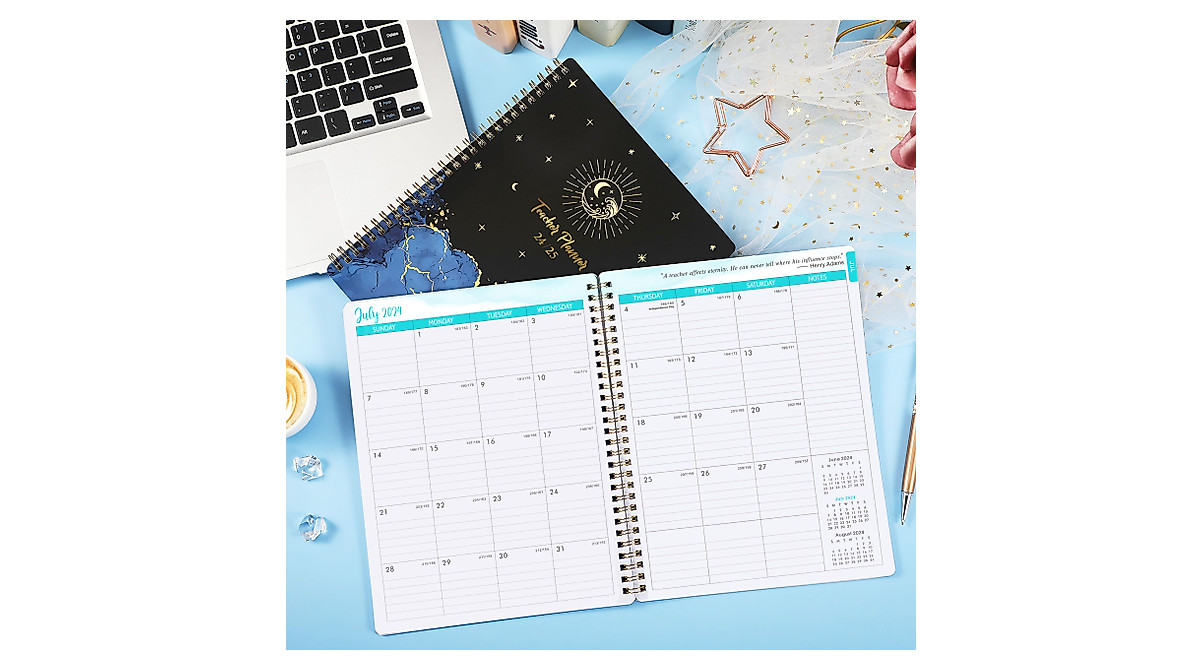 Teacher Planner 2024-2025 | Academic Lesson Planner for Educators