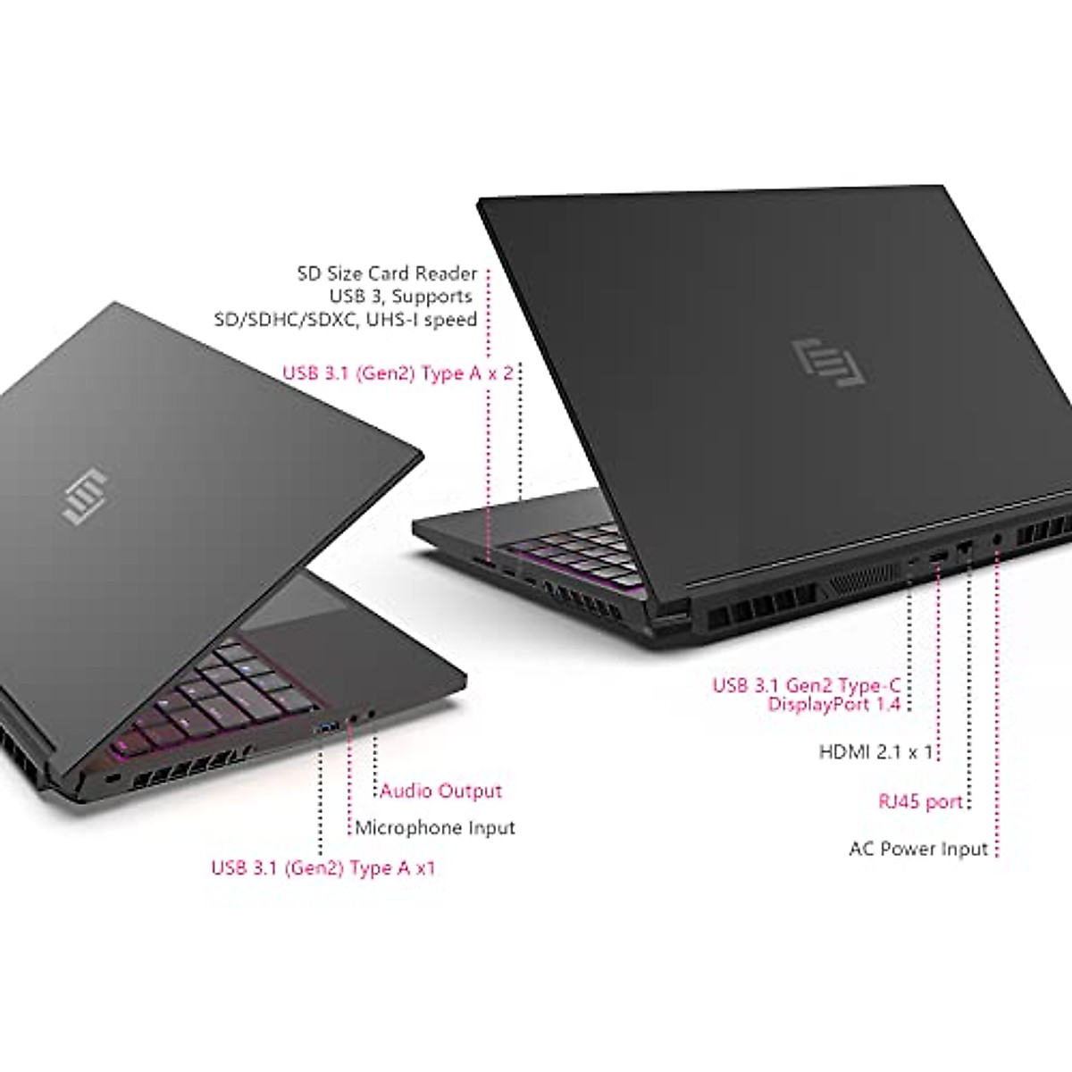 MAINGEAR Vector Pro 2 (2022) 15.6 inch RTX 3070 Ti Gaming Laptop, AMD Ryzen 9 6900HX Processor, NVIDIA GeForce RTX 3070 Ti 8GB GPU, 15.6 inch 165Hz QHD Display, 32GB DDR5 RAM, 1TB NVMe SSD, Win 11 Pro