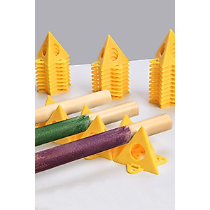 Lytool 50pcs Pyramid Stands Painting Stands, Painting Pyramids, Mini Cone Paint Stands for Canvas and Door Risers Support, Paint Pouring Suppliers, Cabinet Paint for Painter Elevated, Canvas Stand