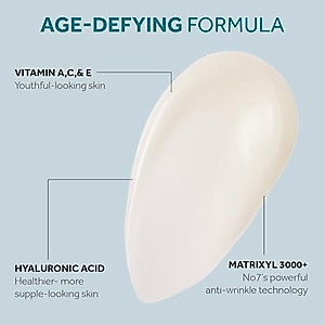 No7 Protect & Perfect Intense Advanced Serum - Anti-Aging Face Serum that Visibly Smoothes & Firms Fine Lines and Wrinkles - Formulated with Hyaluronic Acid and Matrix 3000+ Technology (1 Fl Oz)