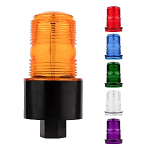 TOMAR 490S-120-R Microstrobe 1/2"-14 NPT Female Pipe Mount Base, 120VAC (Red, 1/2" Female Pipe Mount (120 VAC))