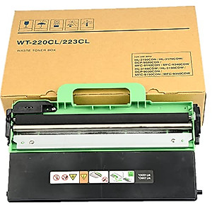 1 Pack Compatible for Brother WT-220CL Waste Toner Box WT-223CL Waste Toner Box Works with MCF-9340CDW HL-3140CW 3170CDW L3210CW L3230CDW L3270CDW 9130CW L3290CDW MFC-L3710CW L3770CDW (Black)