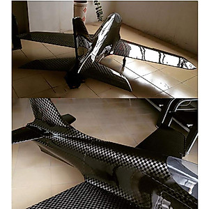 SOFIALXC Carbon Fiber Fabric Cloth 220g/m² (19.7inch x39.37inch)-Twill-50cmx100cm