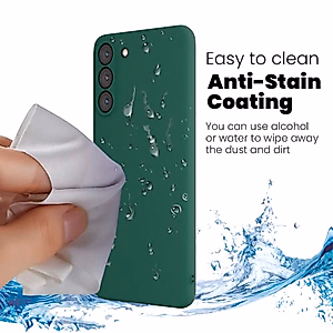 TR4U for Samsung Galaxy S23 Plus 5G Silicone Case Cover, Full-Body Protective Cover, Shockproof Phone Case for Samsung Galaxy S23 Plus 6.6" (2023) (Pine Green)