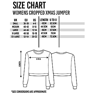 Barbie Cropped Christmas Jumper Womens Snowflakes Fairisle Pink Knitted Sweater X-Large