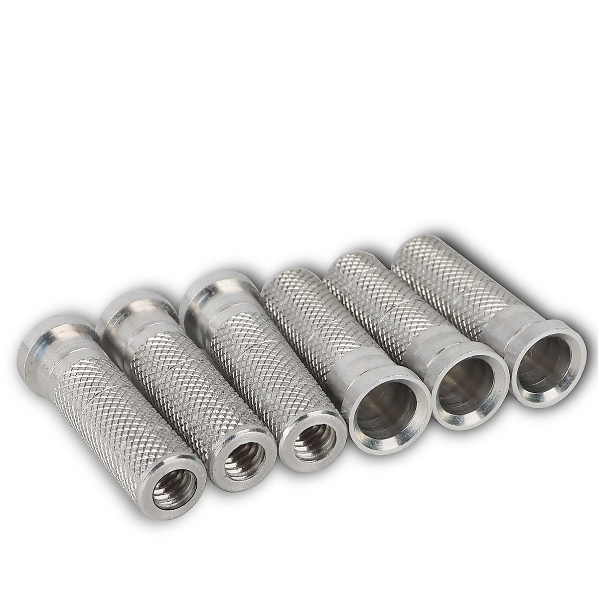 Hosolee 36 Pack / 72 Pack Archery Aluminum Inserts with OD 7.40mm for ID 6.20mm/.244inch Arrows Shafts (36 Pack)