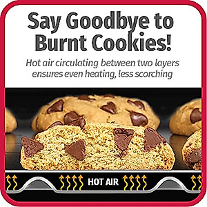 GoodCook AirPerfect Set of 2 Insulated Nonstick Baking Cookie Sheets, Large