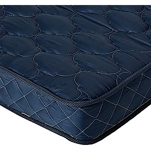 AC Pacific 6-Inch Water-Resistant Memory Foam Mattress Made in USA with Stylish Diamond-Quilted Breathable Fabric, Distributes Weight Evenly, Twin XL, Navy Blue