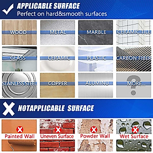 ZMUAXUAN Strong Nano Double Sided Tape Heavy Duty Mounting,Clear Removable Sticky Adhesive Strips No Damage Wall,Waterproof Reusable Thick Gel Grip Washable for Hanging Picture,Poster,Carpet,Photo