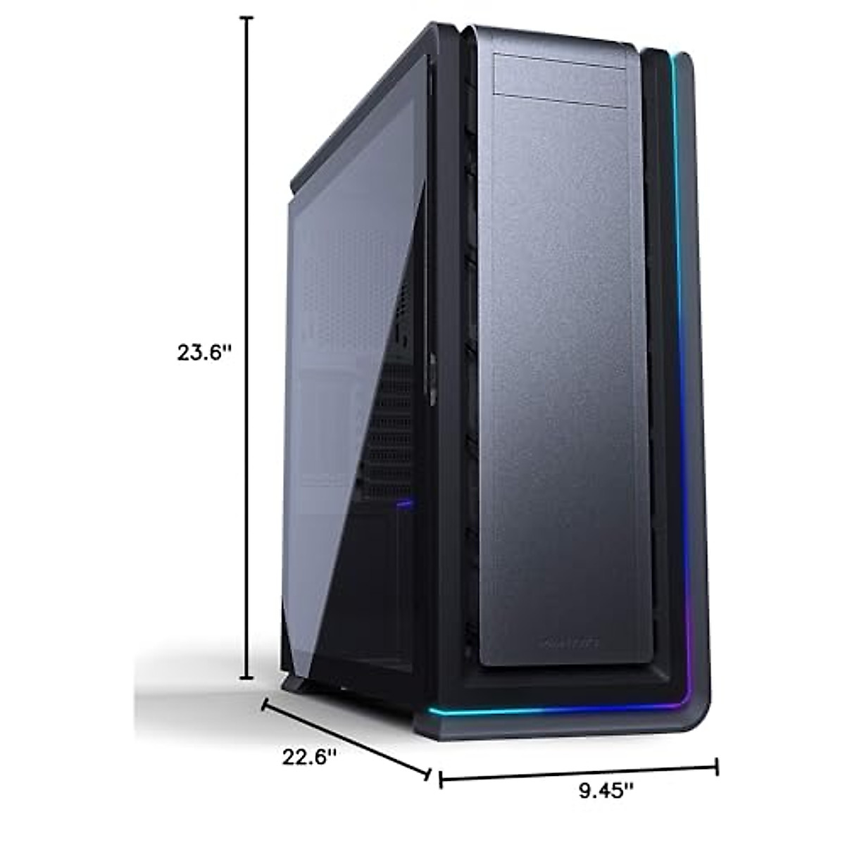 Phanteks Enthoo 719 (PH-ES719LTG_DAG01) High Performance Full Tower Case – Tempered Glass, Aluminum Panels, dual System/PSU Support, MASSIVE Storage, Fan Hub, Digital-RGB Lighting, Anthracite Grey