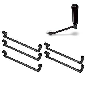 CHICIRIS 5PCS G3/4 External Thread Swing Joint Pipe, Rotatable Swing Joint Assembly Lawn Irrigation Tool, Adjust The Installation Height of The Sprinkler According to The Terrain