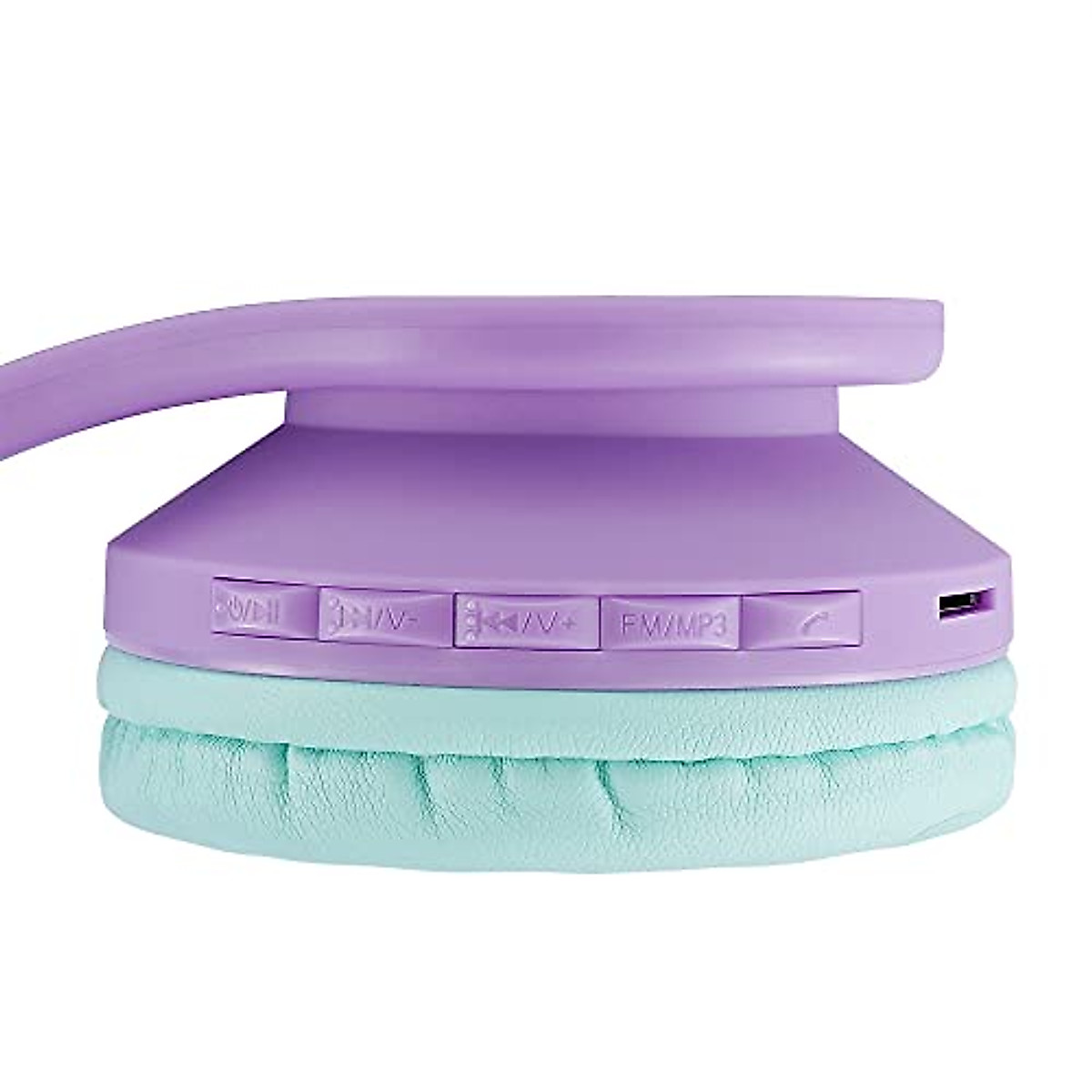 PowerLocus Bluetooth Headphones for Kids, Wireless Foldable Headphones Over Ear, Headphone with Microphone, 85DB Volume Limit, Wireless and Wired Headset with Micro SD, FM for Cellphones, Tablets, PC