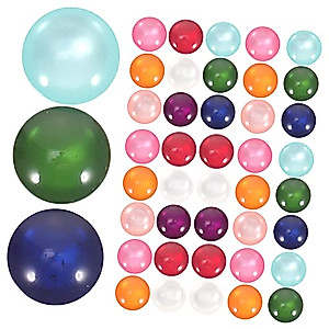 250 Pcs Resin Patch Resin Crafts Colorful Jewelry Lampwork Glass Beads Resin Cabochons Jewelry Making Earing Making Kit Crafts Making Gemstone Resin Gemstone Resin Dome Gems 3D Gem