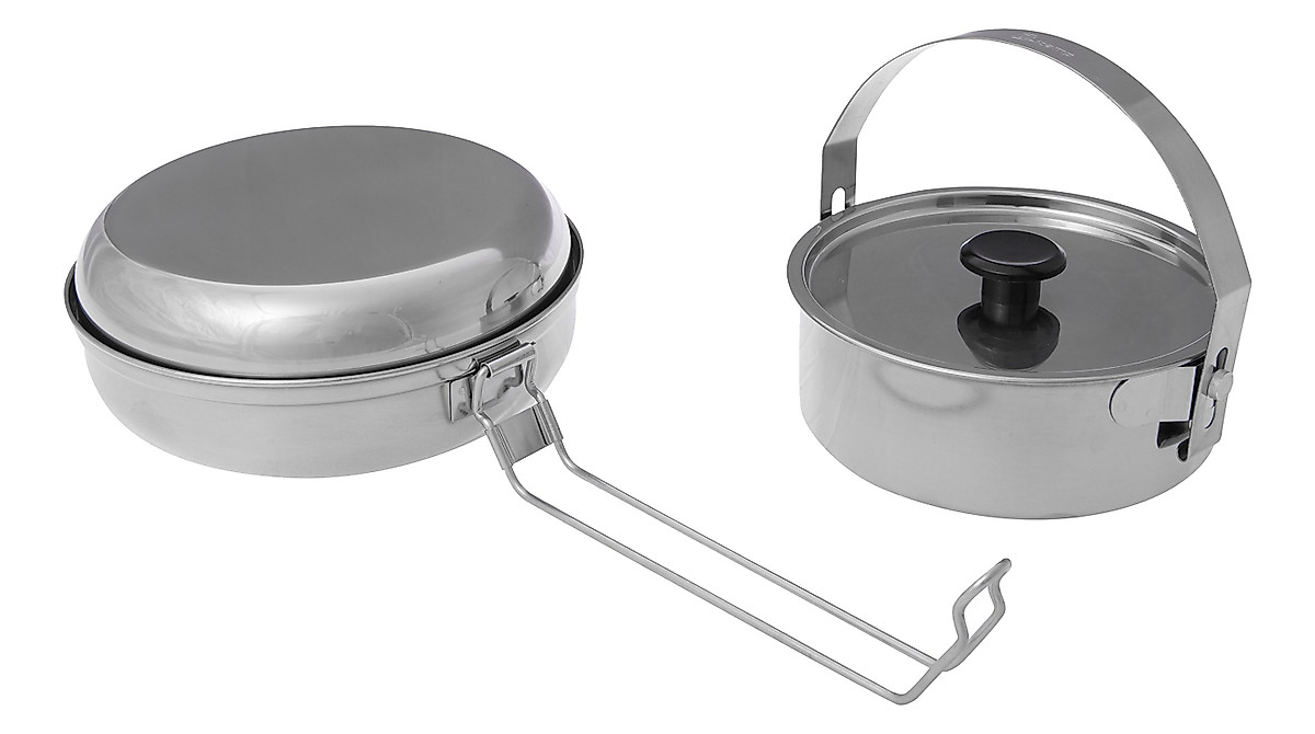 Olicamp Mess Kit - Durable Stainless Steel Camp Cookware Set