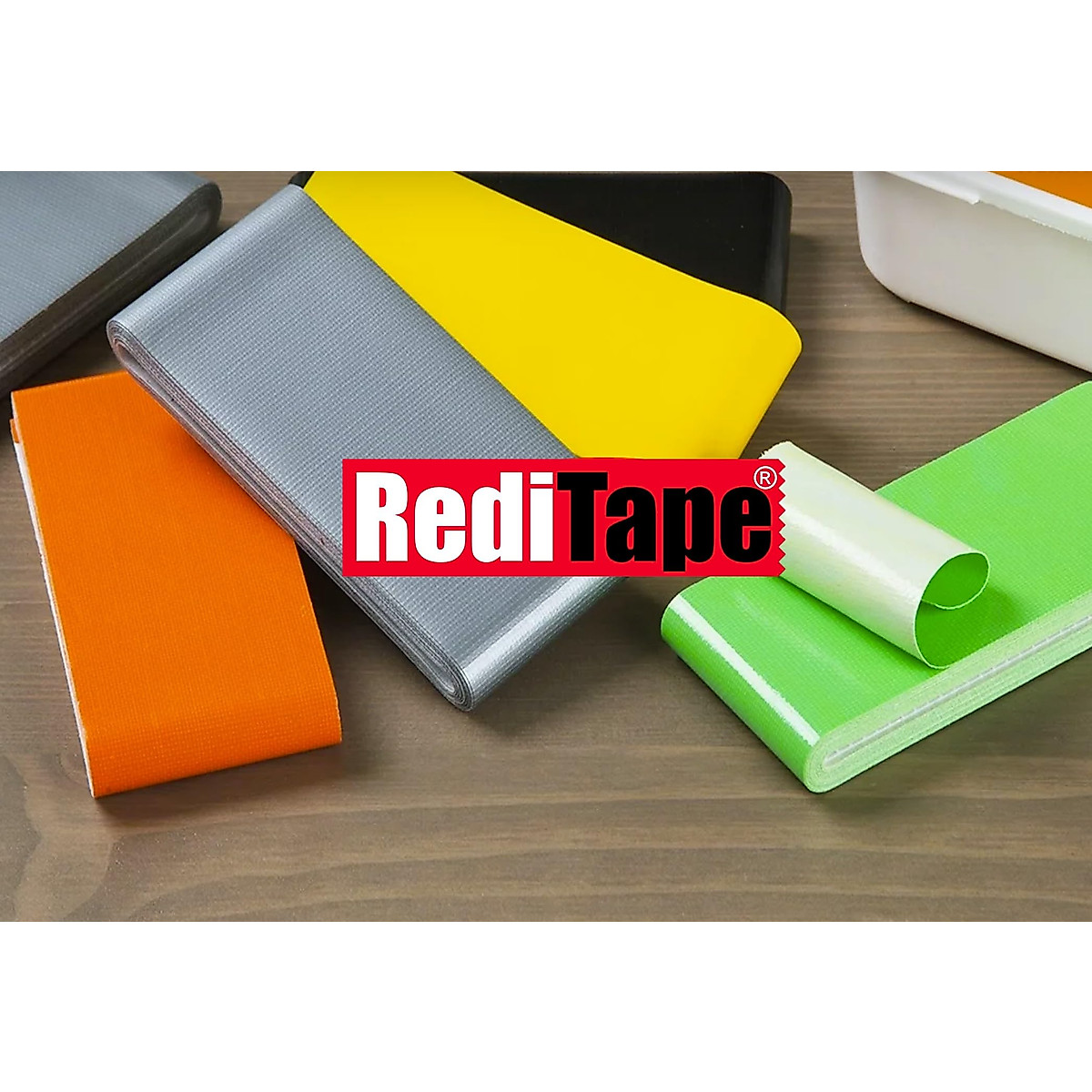 RediTape Travel Size Silver Duct Tape 2-Pack - Pocket Size Flat Thin Mini Roll - for Repairs Outdoors Emergency Crafts - 1.88 inch x 5 Yards per Pack