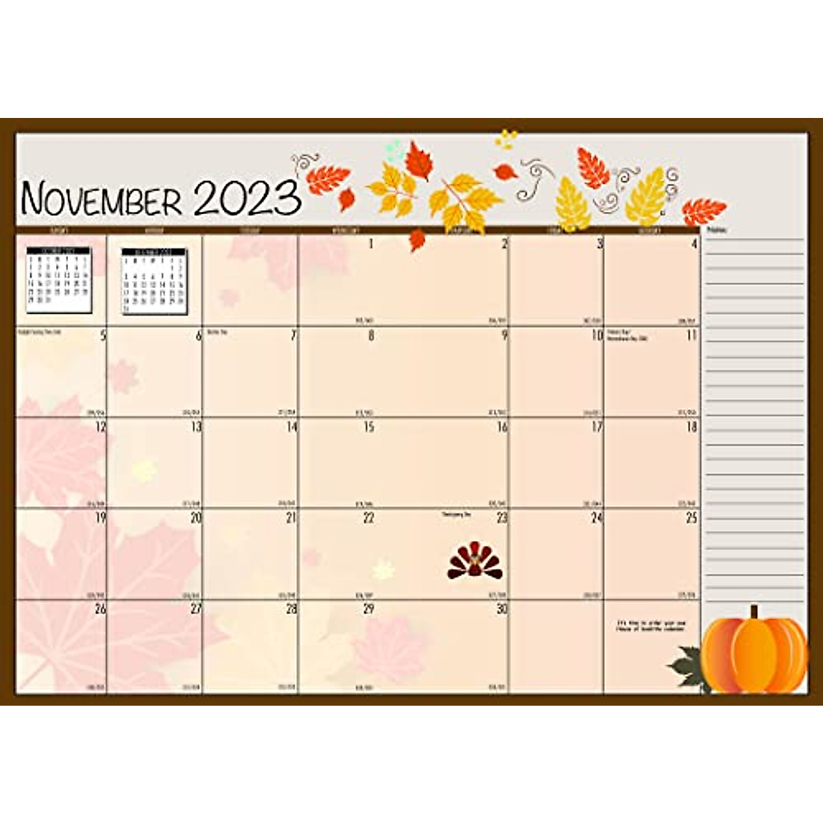 House of Doolittle Seasonal Monthly Planner, Seasonal Artwork, 10 x 7, Light Blue Cover, 12-Month (Jan to Dec): 2023