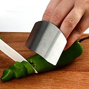 Stainless Steel Finger Guard,Stainless Steel Finger Protector,Adjustable Finger Protector,Finger Hand Protector Guard Tool for Cutting Vegetables, Meat