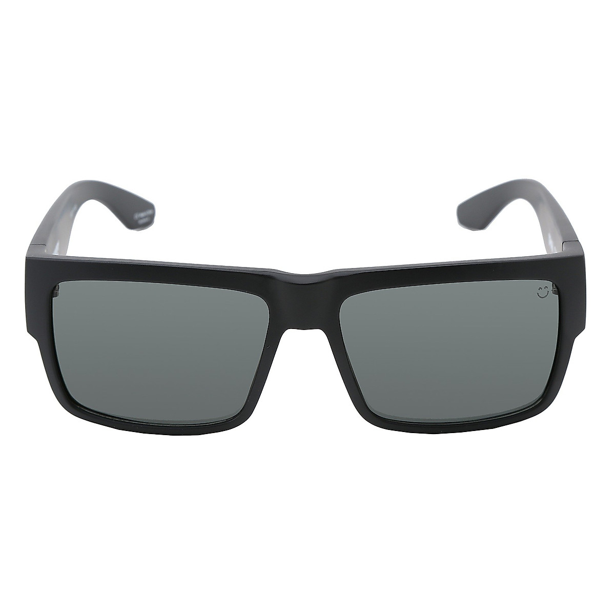 Spy Optic Cyrus Sunglasses Matte Black with Grey Green Lens + Spy Sticker