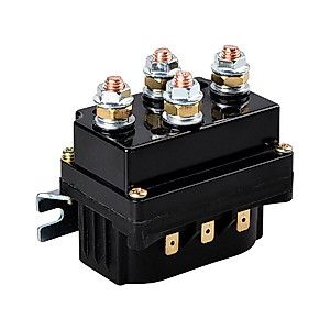 Astra Depot Universal Winch Contactor Solenoid Relay Controller 12V 500A DC Switch Boat Truck Thumb with Twin Wireless Remote Controls for ATV UTV 4x4 Vehicles 8000lbs-12000lbs Winches