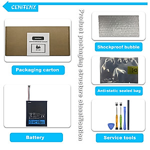 CENIFENX SP86R 3.7V 2210mAh Battery Replacement for Sony Playstation PS Vita PCH-2000 PCH-2007 Battery, with Repair Tool Kit