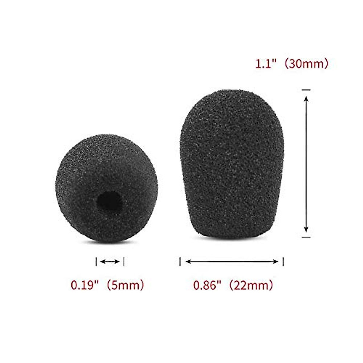 YDYBZB Ear Pads Replacement B450-XT Microphone Foam Compatible with VXI Blueparrott B450-XT B450XT Bluetooth Headset Mod Kit Ear Cushions Cups (Ear Pads + Microphone Foam)