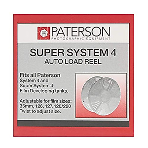 Paterson #119 Adjustable Plastic Auto Load 35mm, 126, 127, 120 and 220 film developing Reel