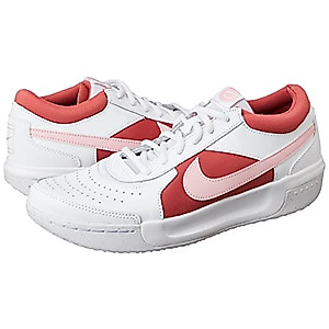NIKE W Zoom Court Lite 3, Women's Sneaker, White Med Soft Pink Adhoba, 13 AU