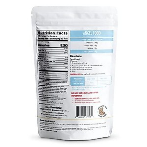 Good Dee's Angel Food Cake, Keto Mug Cake, Gluten Free, No Sugar Added, 4g Net Carbs, No Sugar Alcohols, 4 packets per bag