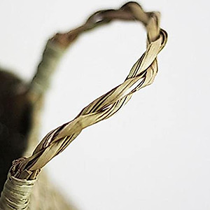 UXZDX Wicker Woven Basket Rattan Hanging Flowerpot Flowerpot Dirty Clothes Basket Storage Basket