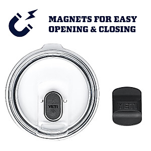 YETI Rambler 14 oz Stackable Mug, Vacuum Insulated, Stainless Steel with MagSlider Lid, Navy