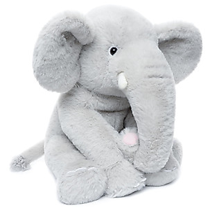 WEIGEDU 13" Gray Elephant Stuffed Animal - Plush Toy for Boys, Girls, Kids, Baby Shower, Bedtime, Birthday