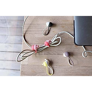 Magnetic Animal Cable Wraps - Multipurpose - Flexible and Durable - Hedgehog and Elk