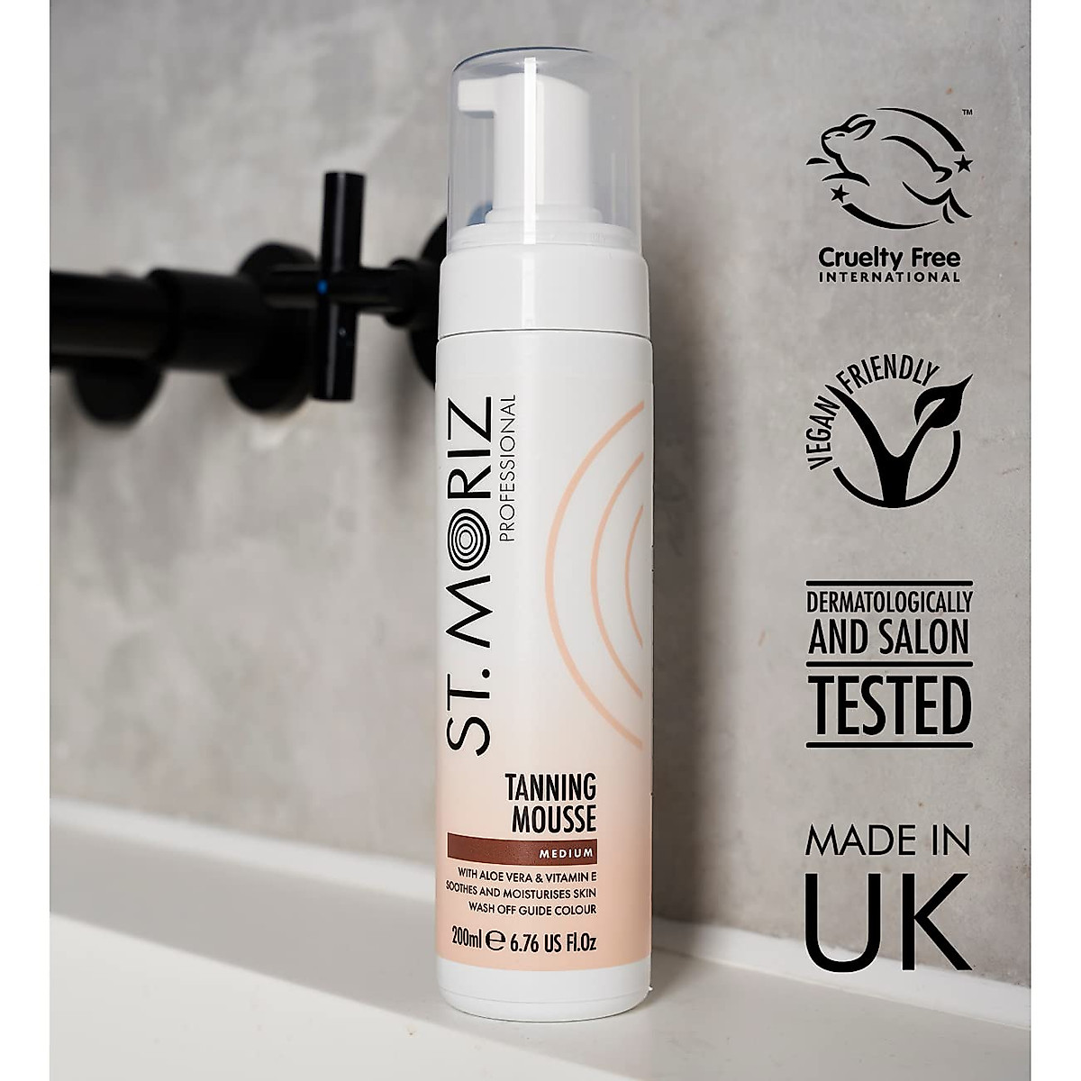 St. Moriz Instant Self Tanning Mousse Medium 200Ml - Pack of 2